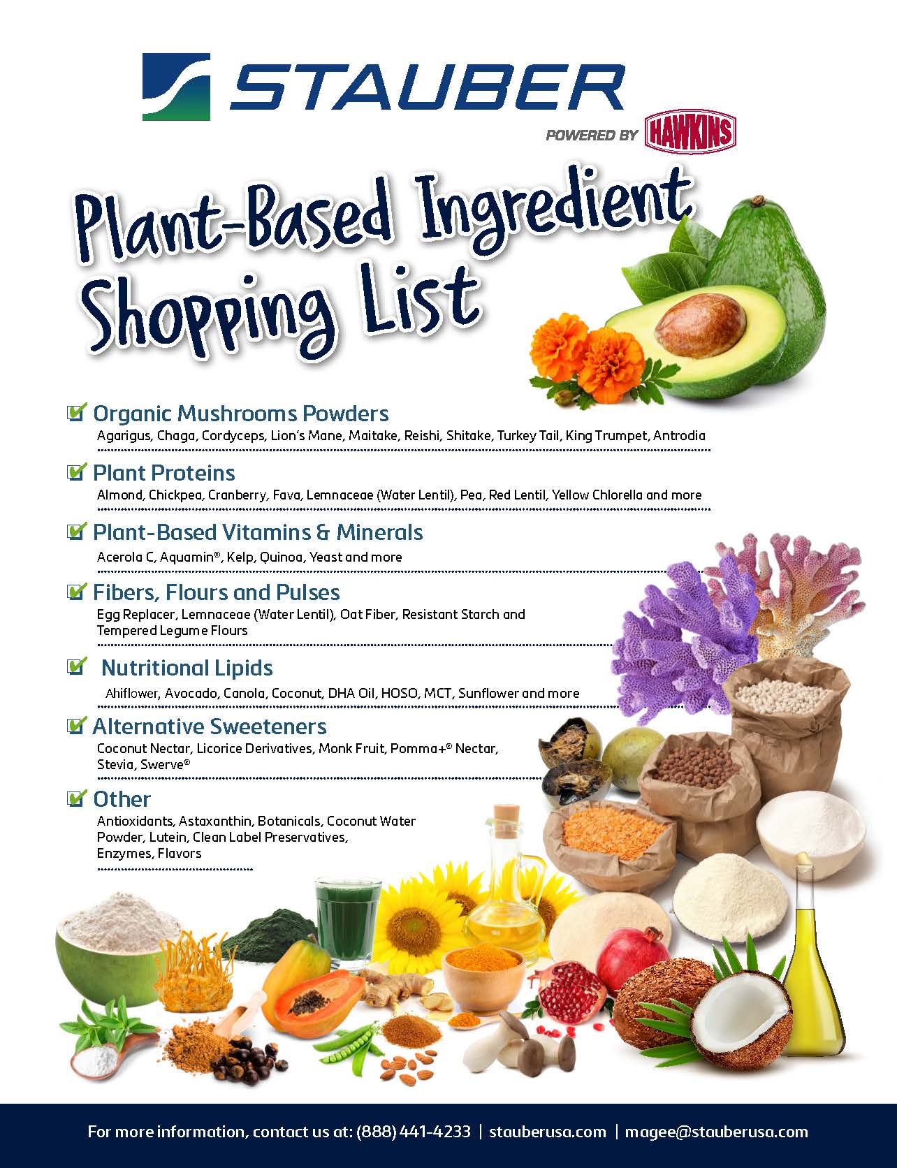 Stauber Performance Ingredients | Nombase CPG Company Database
