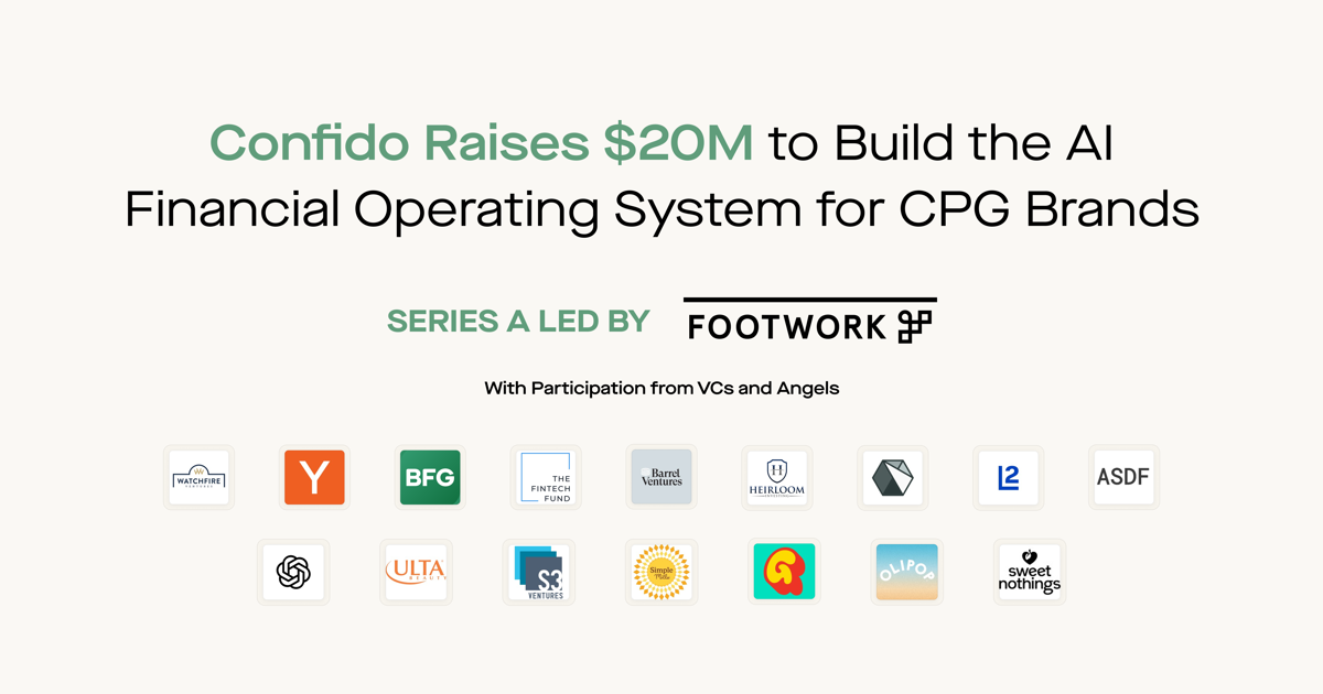 Confido Raises $20M to Modernize Financial Operations for CPG Brands ...