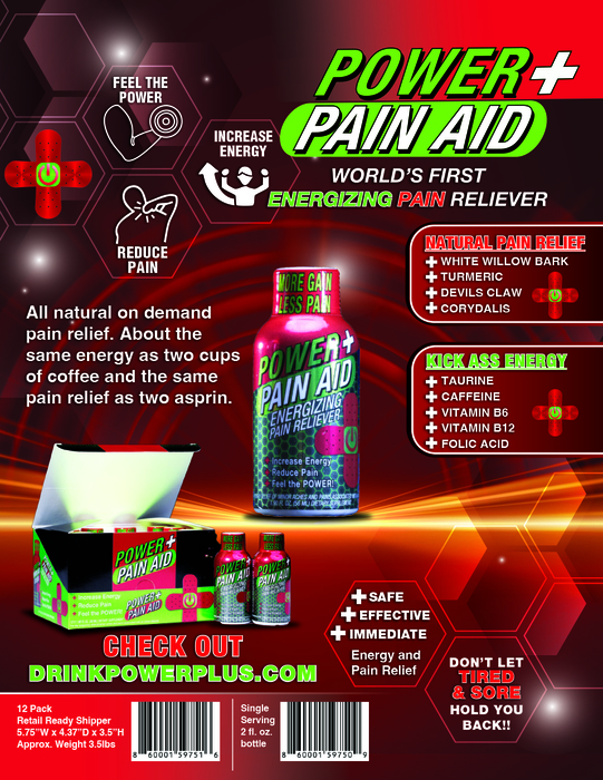 Power Plus Pain Aid Activates 250 Convenience Stores