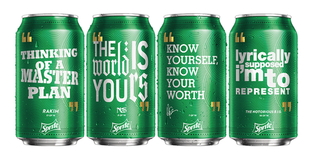 Sprite Borrows Hip Hop Legends' Lyrics for "Obey Your Verse" Collection ...