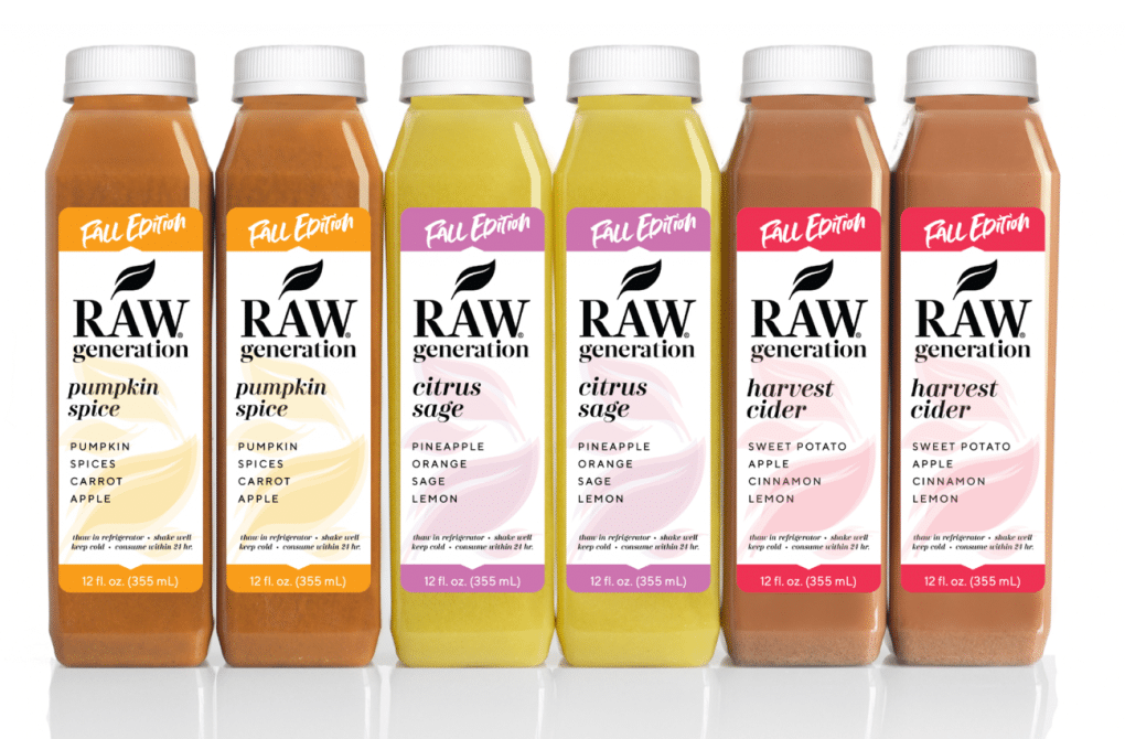 Raw Generation Introduces Limited Edition Fall Flavors - BevNET.com