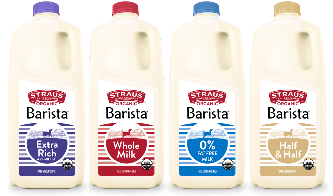 Straus Family Creamery Reintroduces Organic Barista Milk Line for ...