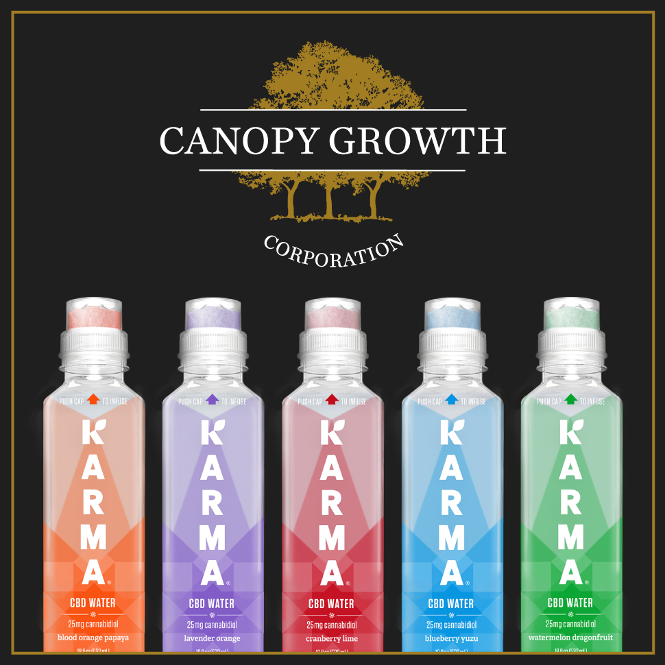 Karma Water Partners with Canopy Growth for CBD Line [Updated] - BevNET.com