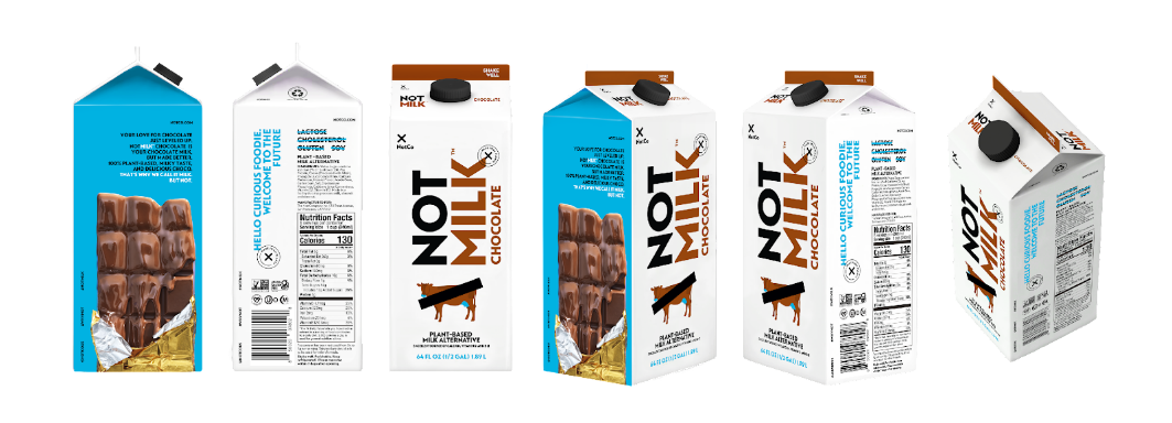 NotMilk最新推出的网站BevNET.com为牛奶带来了放纵的巧克力味道