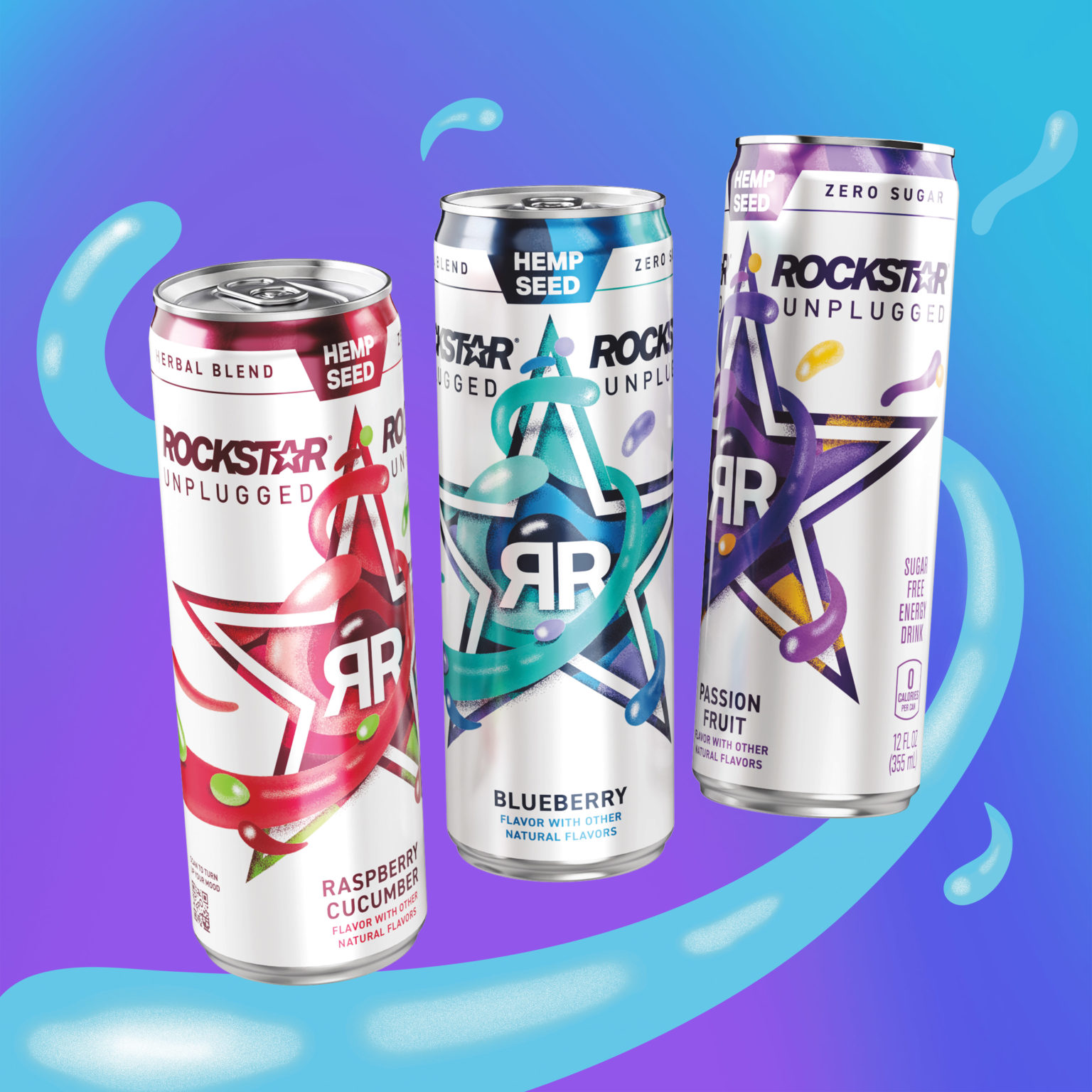 Rockstar Energy Drink Unveils Rockstar Unplugged Made with Hemp Seed ...
