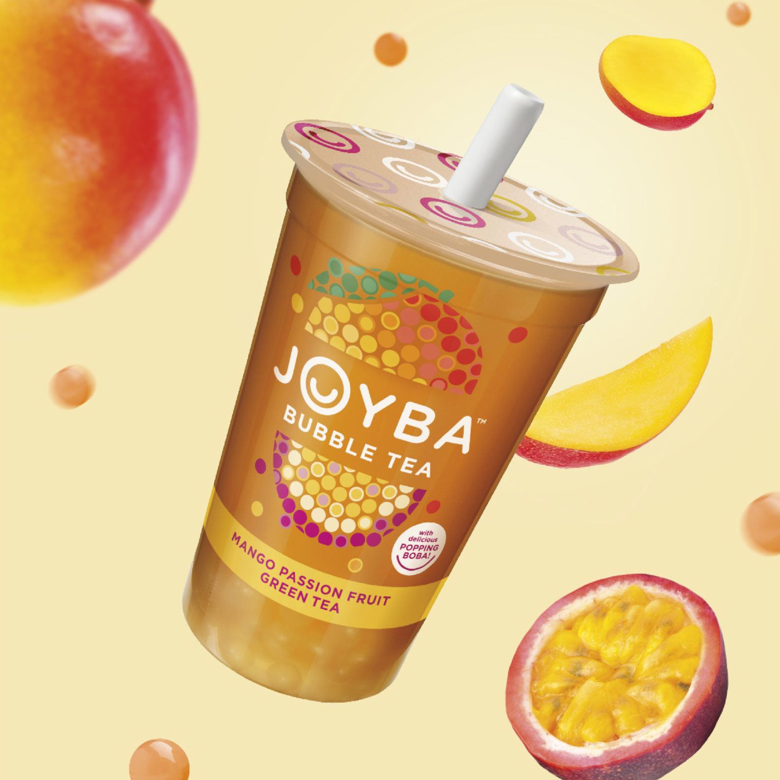 Joyba Beverage Logo, Boba Branding Makes a Splash with Design Agency ...