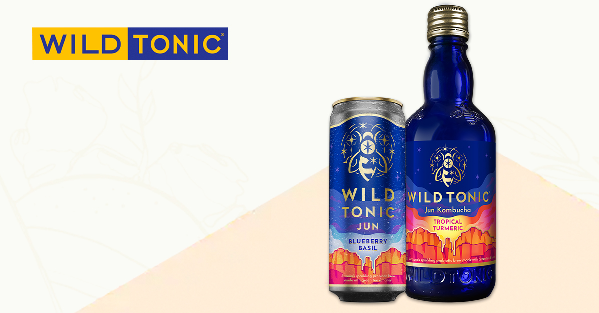 Wild Tonic Jun Kombucha Focuses on Clarity with Revamped Packaging ...