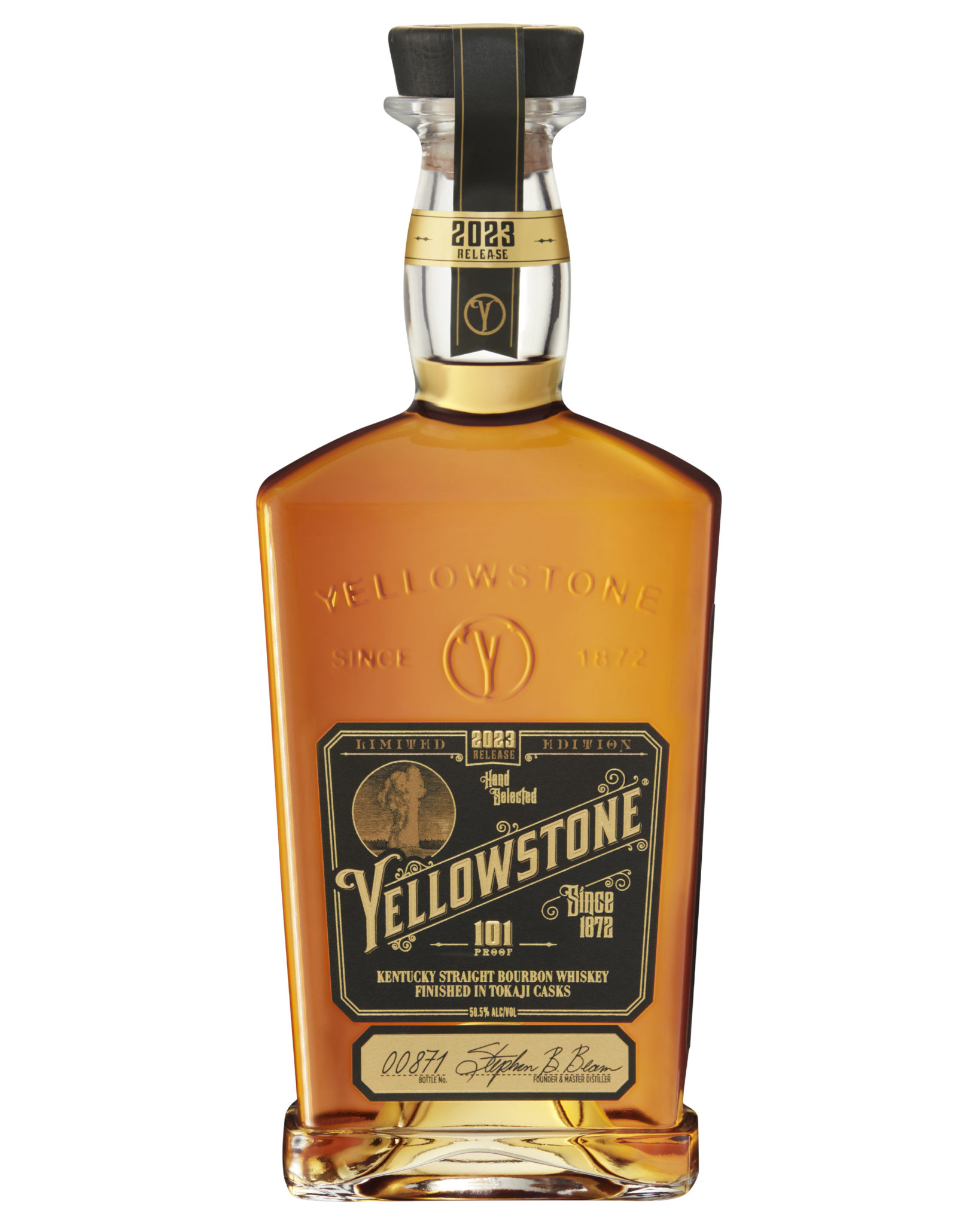 石灰石分支酿酒大师斯蒂芬·梁安ounces 2023 Yellowstone Limited Edition Kentucky ...