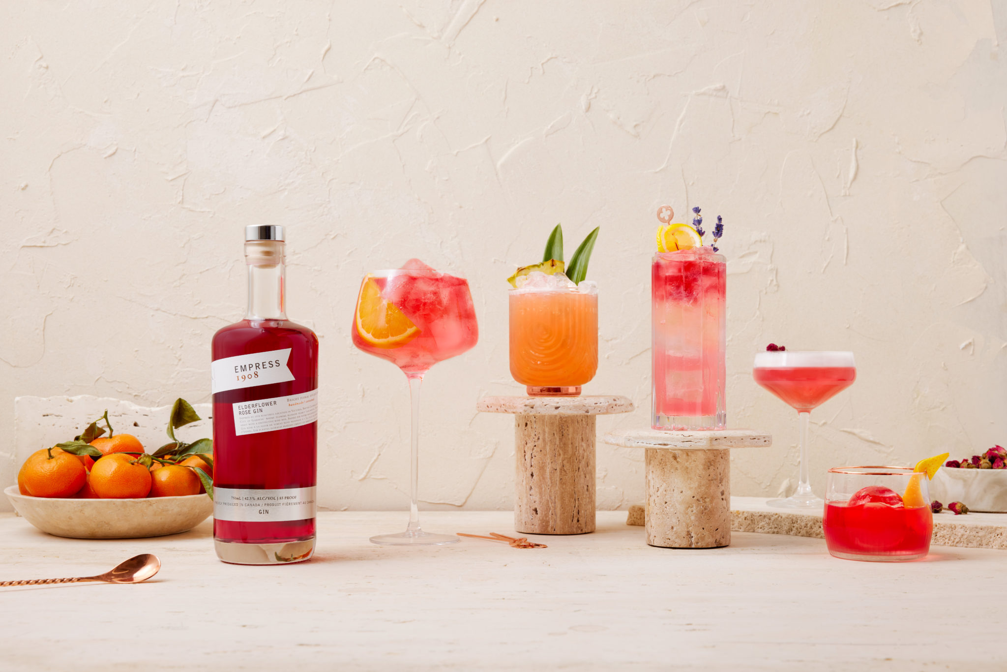 Empress 1908 Gin Now Introduces Elderflower Rose Gin - BevNET.com