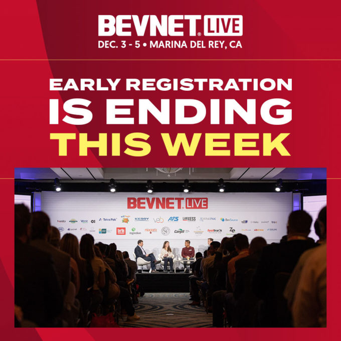 Early Registration Pricing Ends This Saturday 10/21 for BevNET Live ...