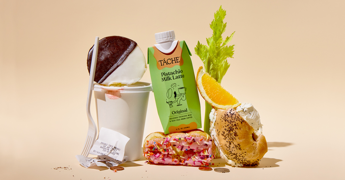 Táche Pushes Pistachio’s Coffee Connections With New RTD Latte - BevNET.com
