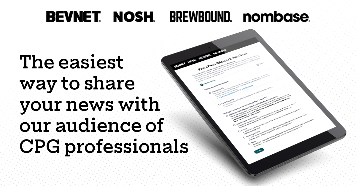 BevNET, Nosh & Brewbound Press Release Portal